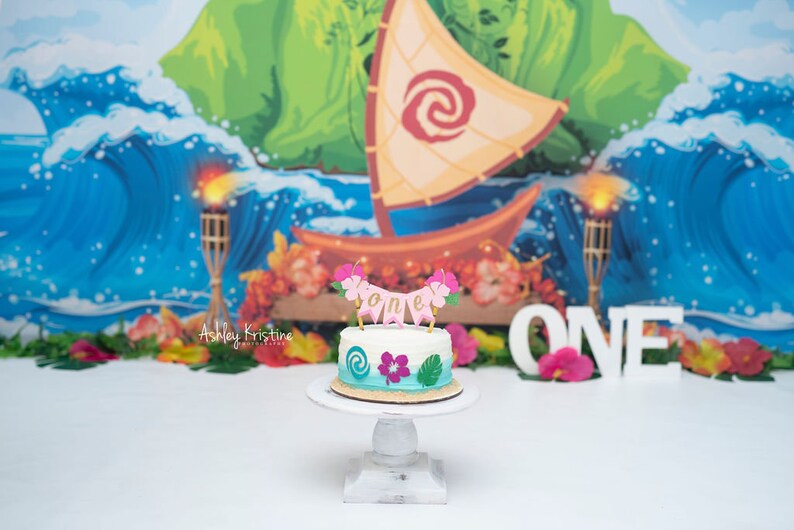 Tropical Cake Topper, Beach Birthday Party Decor - Etsy