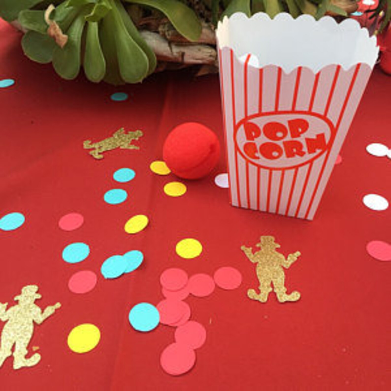Circus Confetti Clown Confetti Circus Birthday Circus Baby - Etsy