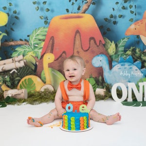 Dinosaur 1st Birthday. Dinosaur One Cake Topper. Dinosaur Party ...