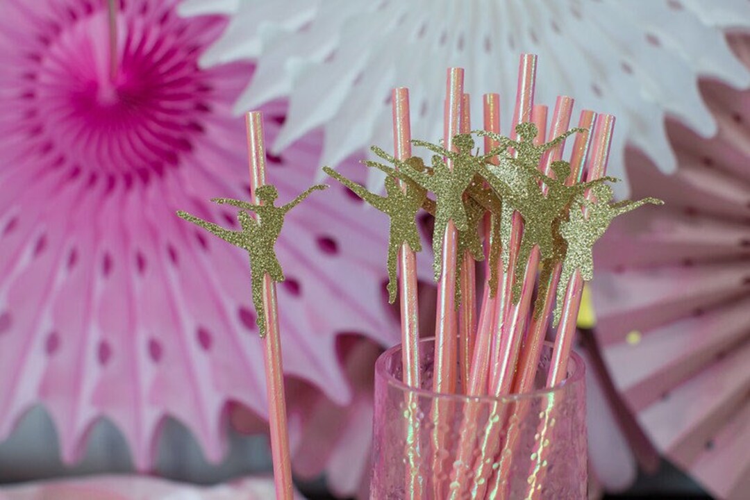Ballerina Party Decorations. Ballerina Party Straws. Dance Party ...