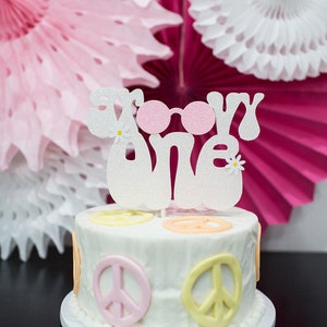 Groovy One 1st Birthday. Groovy One Cake Topper. Groovy One Party ...