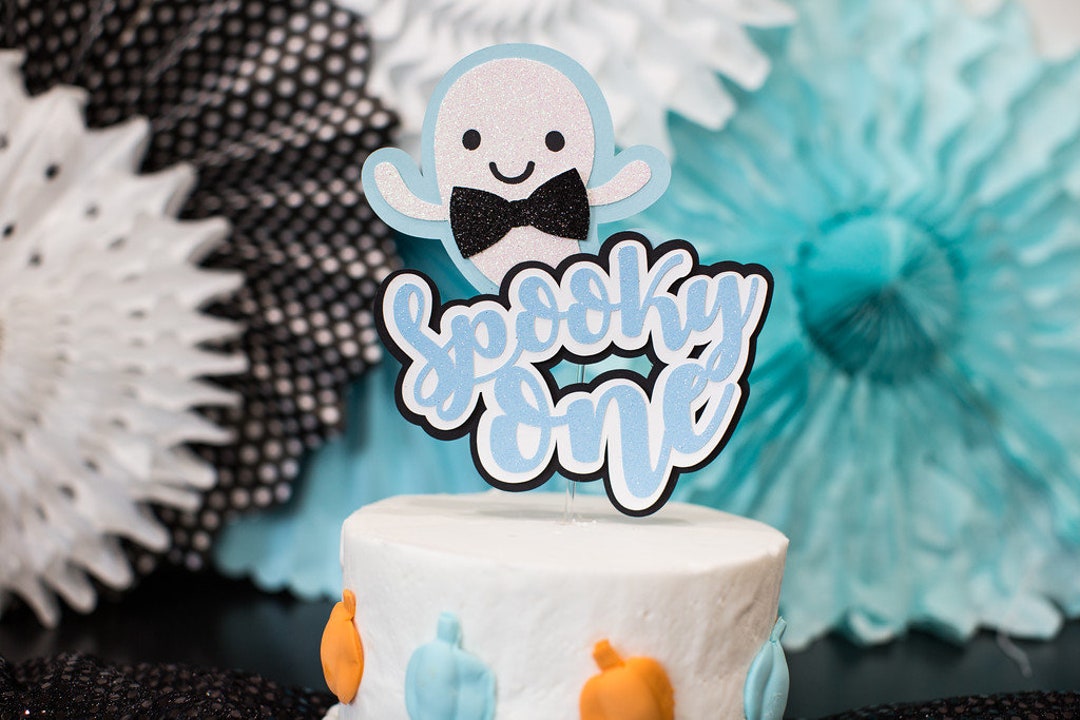 Blue Spooky One Decorations for Boy. Blue Halloween Party Decorations ...