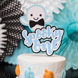 Blue Spooky One Decorations for Boy. Blue Halloween Party Decorations ...