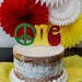 One Love Cake Topper. One & Loved Cake Topper. One Love 1st Birthday ...