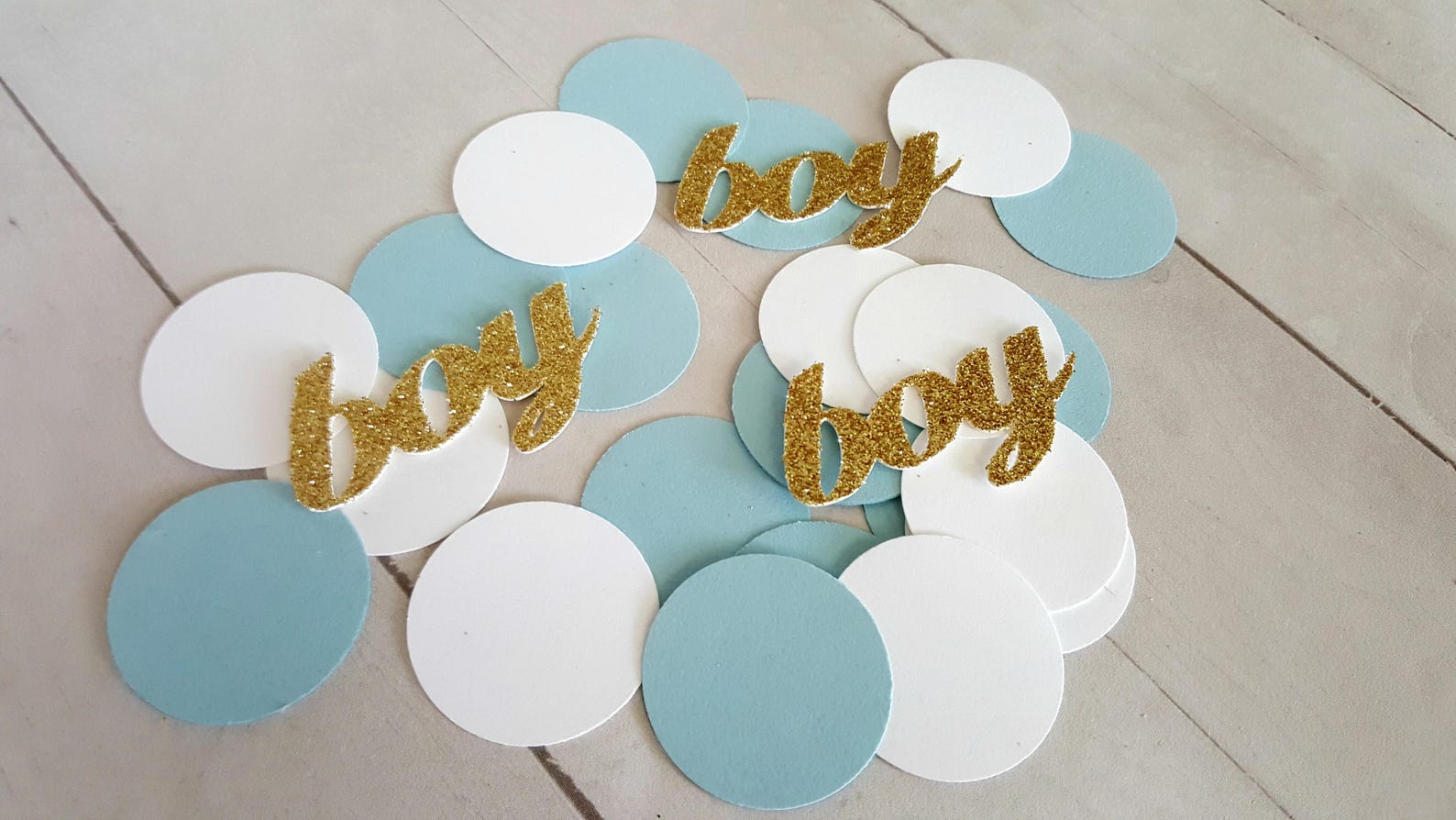 Boy Confetti Boy Baby Shower Confetti Boy Baby Shower - Etsy