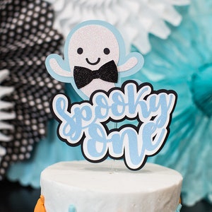 Blue Spooky One Decorations for Boy. Blue Halloween Party Decorations ...