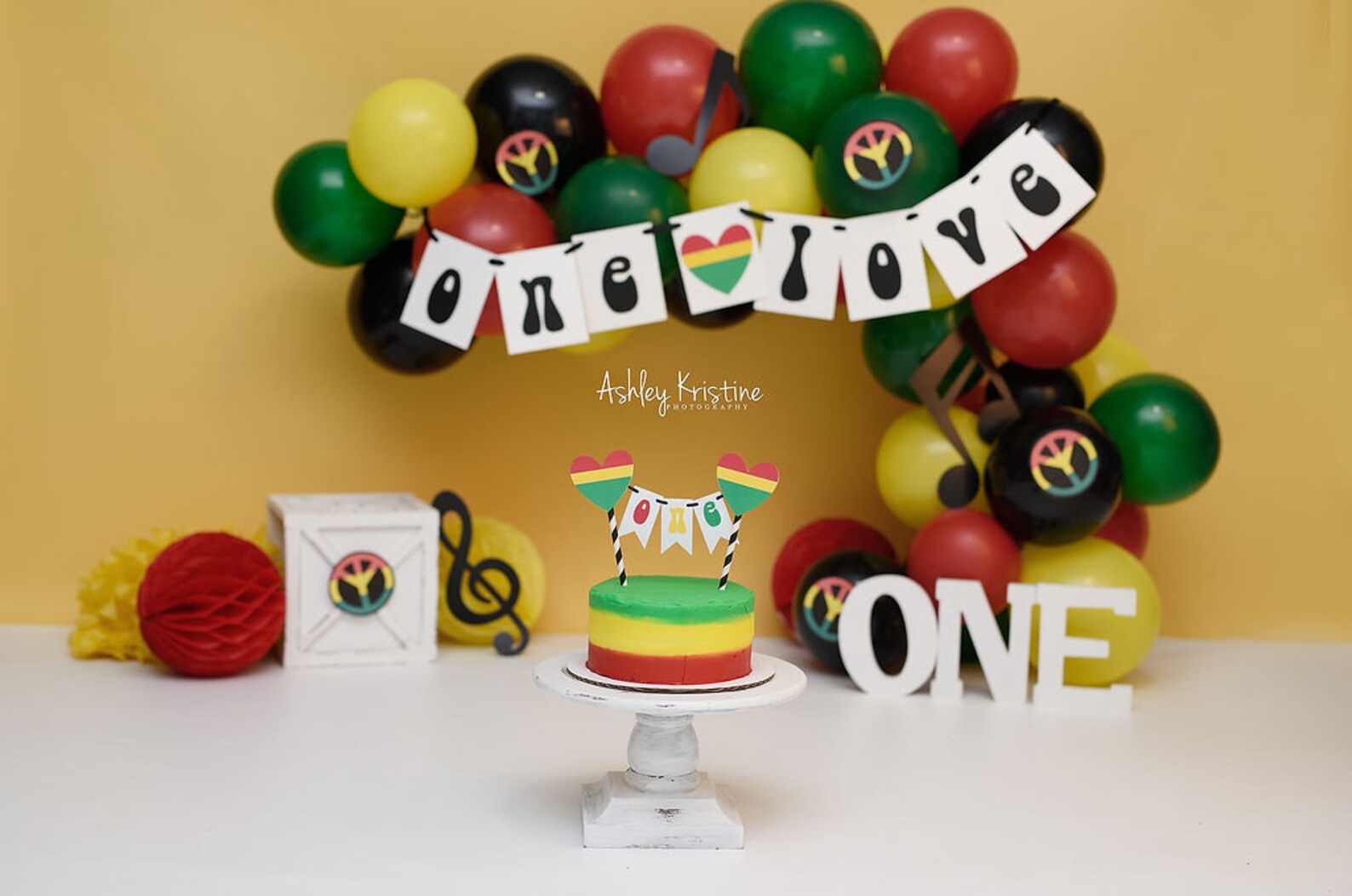 One Love Party Decorations. One Love Banner and Cake Topper - Etsy