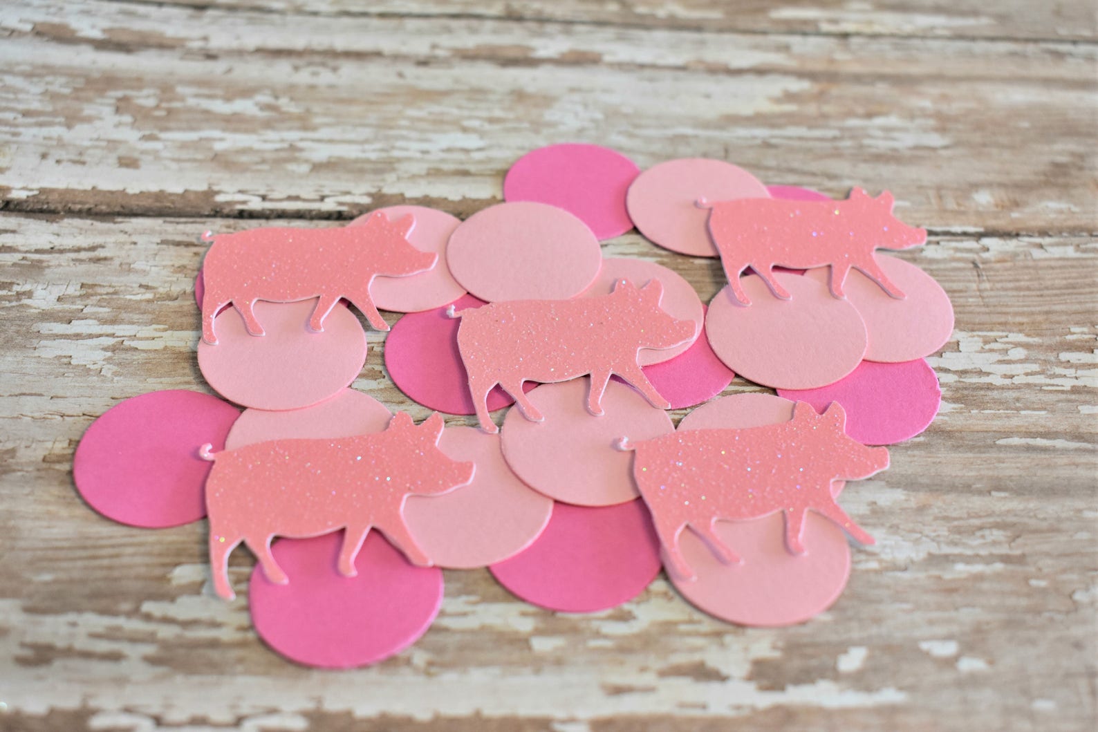 Piggy Confetti Pig Confetti Little Piggy Party Decorations - Etsy