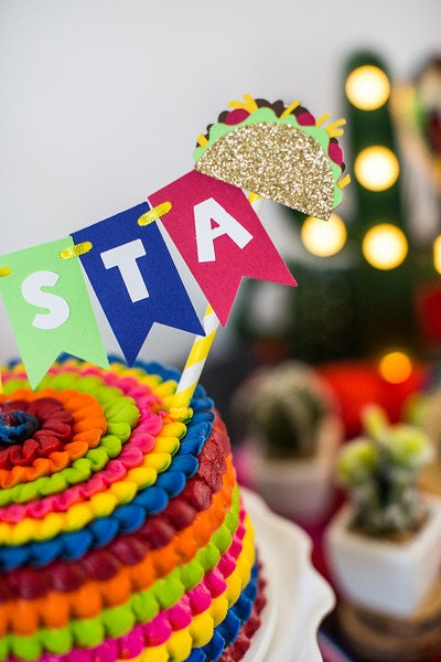 Fiesta Decorations. Taco Party Decorations. Fiesta Cake - Etsy