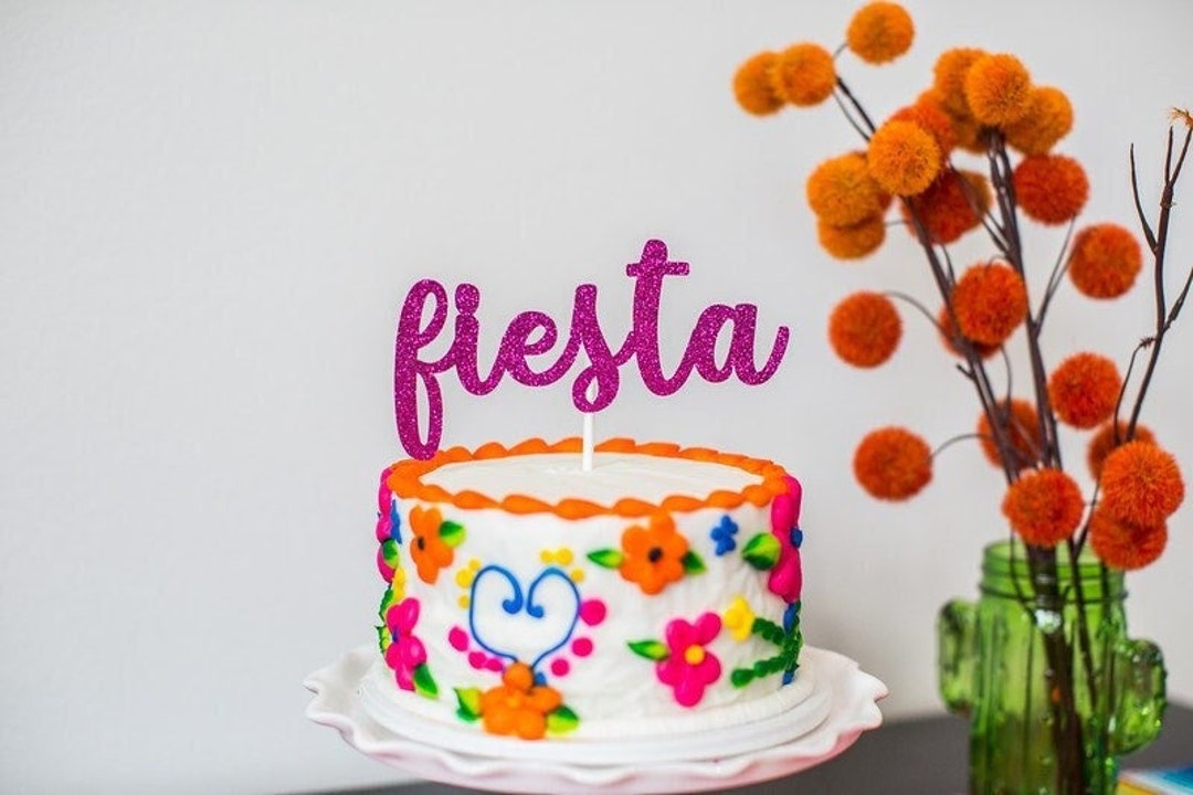 Fiesta Cake Topper. Fiesta Party Decorations. Fiesta for Girl. Fiesta ...