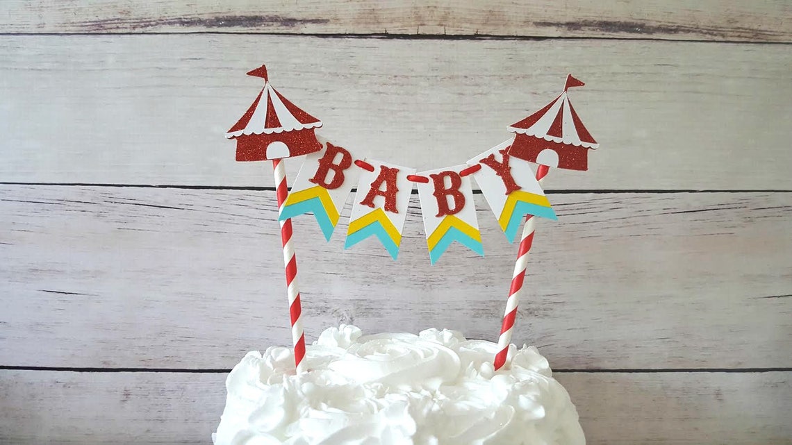 ORIGINAL Circus Baby Shower Decorations Circus Baby Shower - Etsy