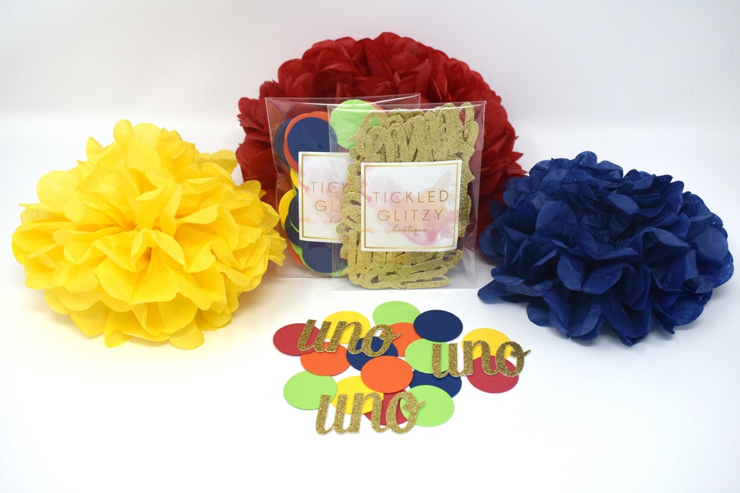 Uno Party Decorations, Uno Confetti, First Fiesta Decor, Fiesta 1st ...