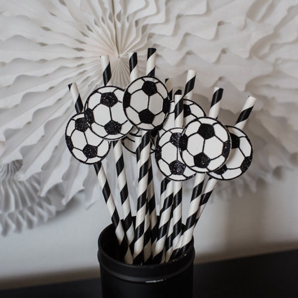 Striped Straws - Etsy
