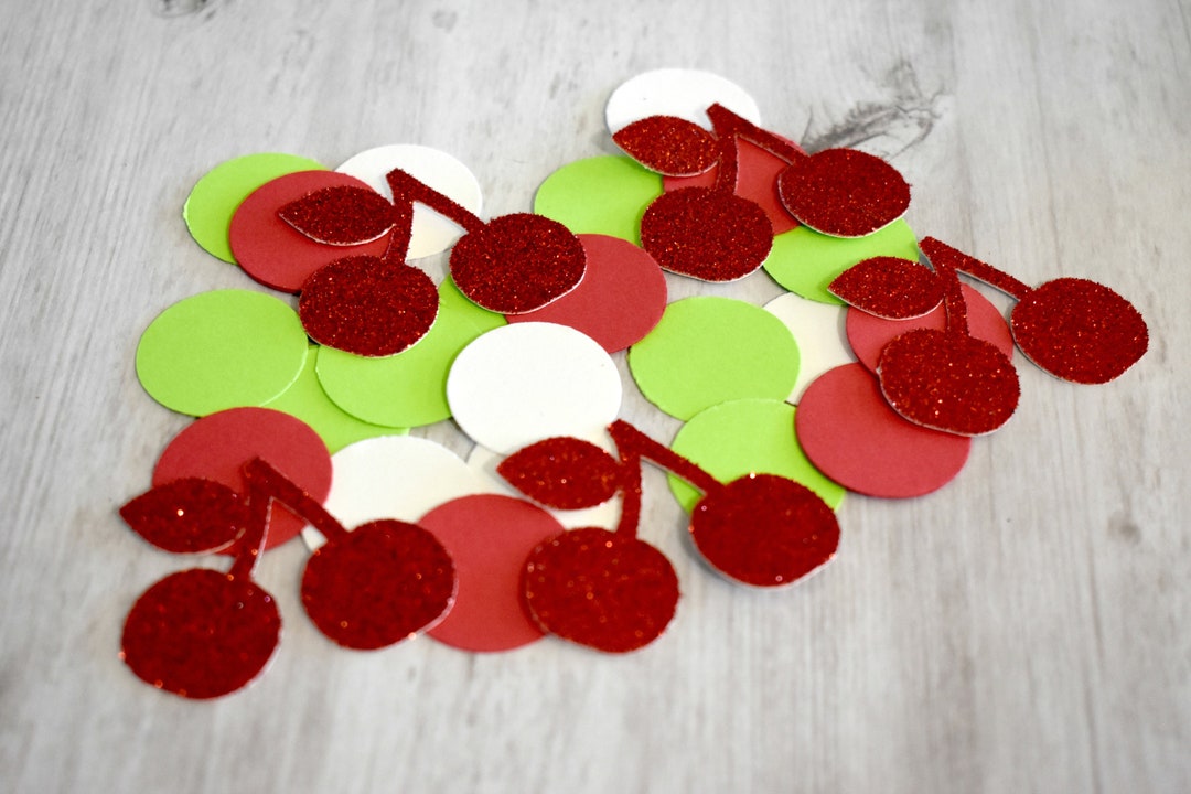 Cherry Confetti, Cherries Confetti, Cherry Birthday, Cherries Birthday ...