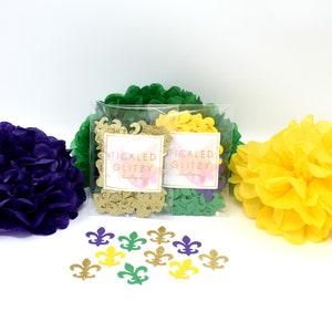 Mardi Gras Confetti. Mardi Gras Decorations, Mardi Gras Birthday Decor ...