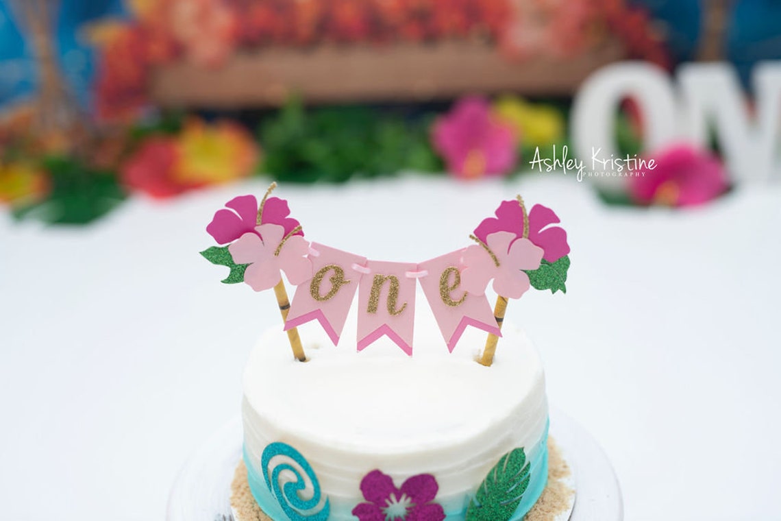 Tropical Cake Topper, Beach Birthday Party Decor - Etsy