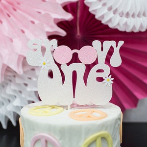 Groovy One 1st Birthday. Groovy One Cake Topper. Groovy One Party ...