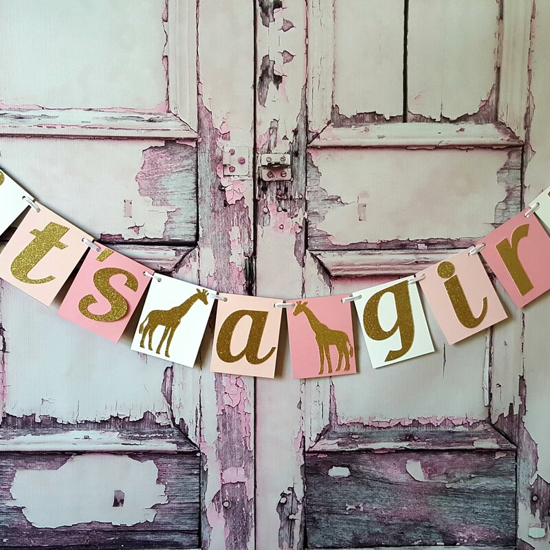 Its a Girl Banner - Etsy