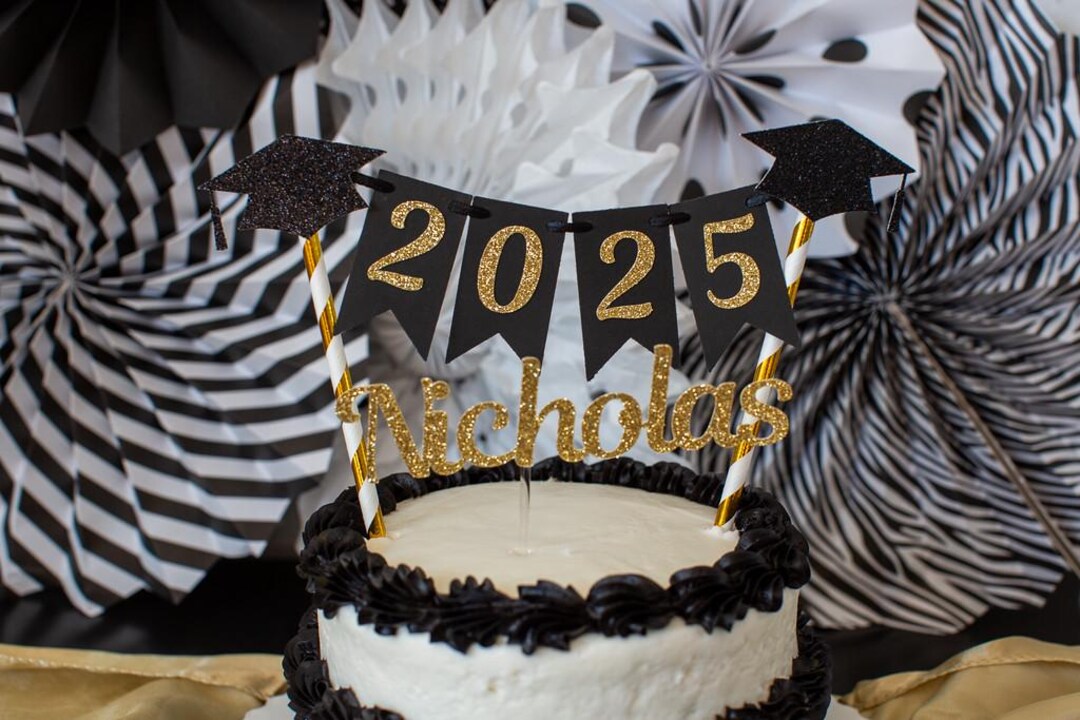 Graduation Cake Topper. Graduation Party Decorations. College ...