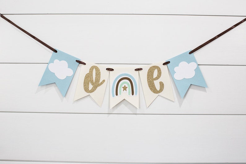 Boho Rainbow First Birthday. Boy Boho Rainbow Birthday. Muted - Etsy