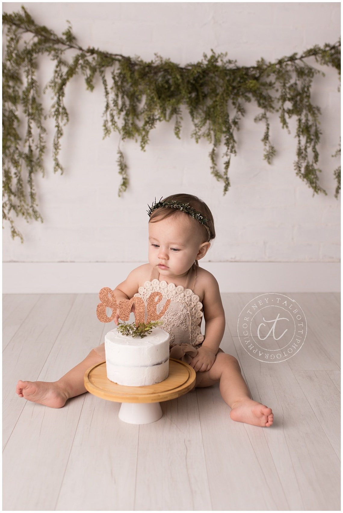 Rose Gold One Cake Topper Rose Gold First Birthday | Etsy