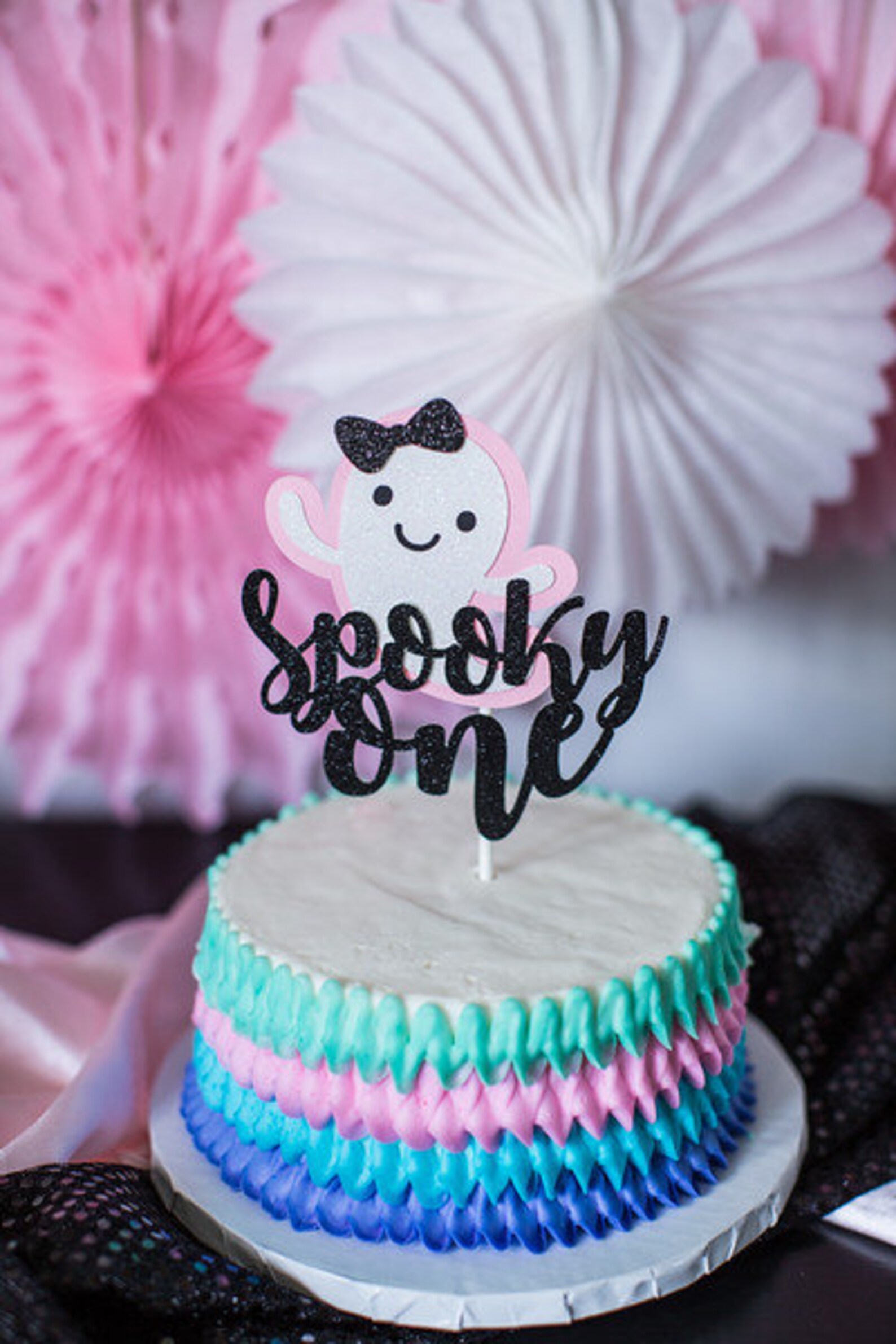 The Spooky One Birthday Decor. the Spooky One Cake Topper. - Etsy