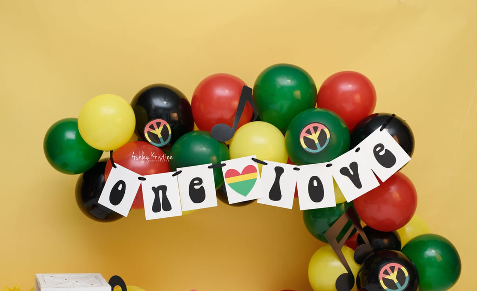 One Love Party Decorations. One Love Banner and Cake Topper - Etsy