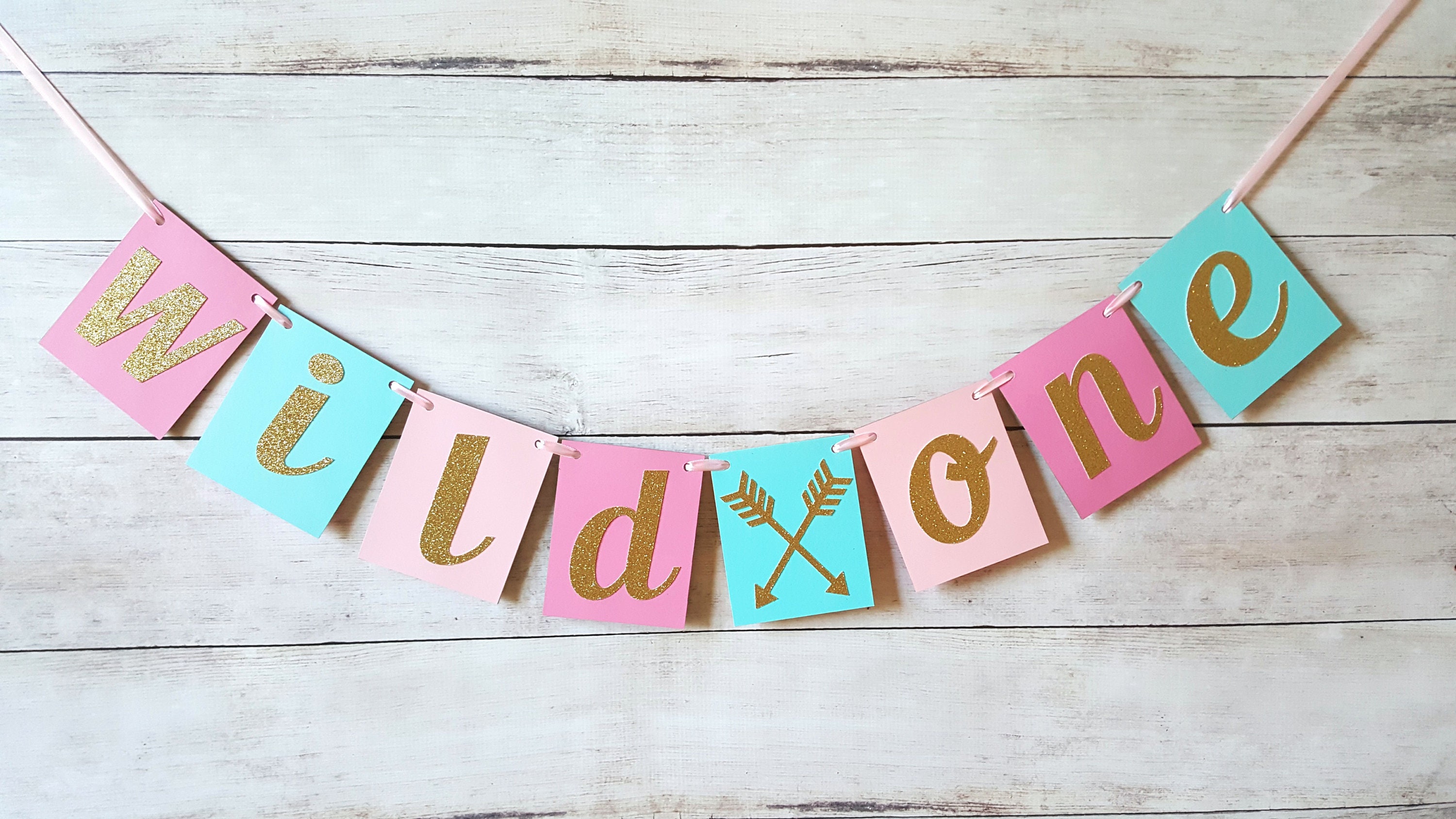 Wild One Banner, Wild One Decorations, Wild One Birthday, Wild One Girl ...