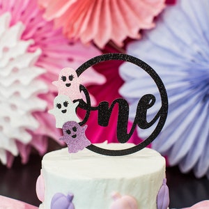 Spooky One 1st Birthday. Pink Halloween Birthday Decorations. Ghost ...