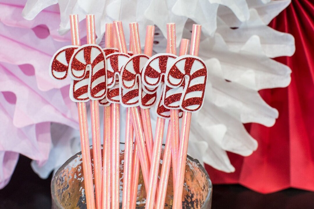Pink Christmas Party Decorations. Candy Cane Party Decorations ...