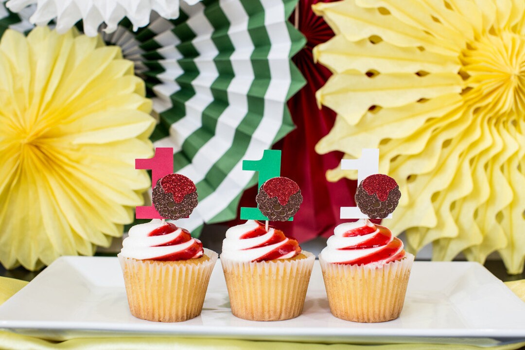 Little Meatball First Birthday Party Decorations. Meatball Cupcake ...