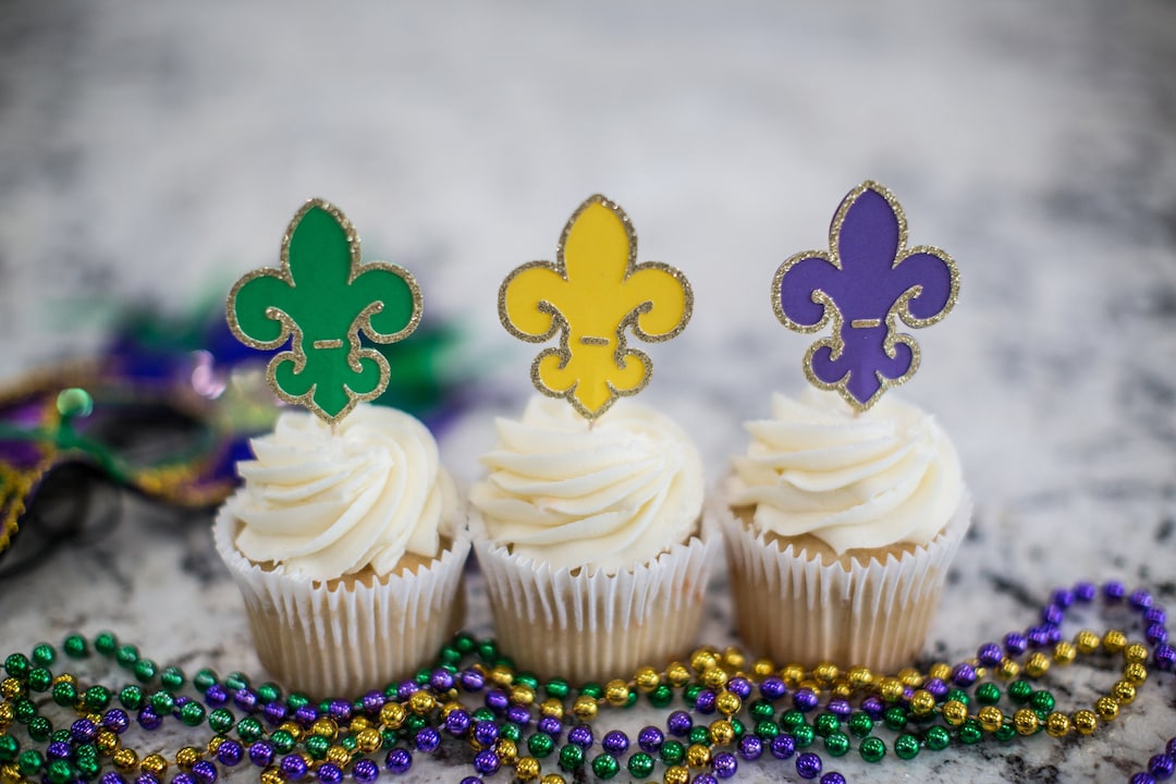 Fleur De Lis Cupcake Toppers, Glitter Mardi Gras Party Decorations - Etsy