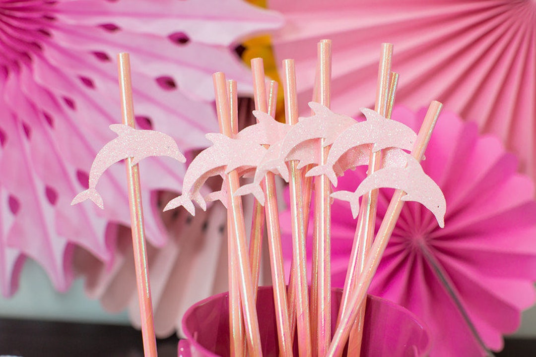 Pink Dolphin Party Decorations. Under the Sea Party Decoration. Dolphin ...