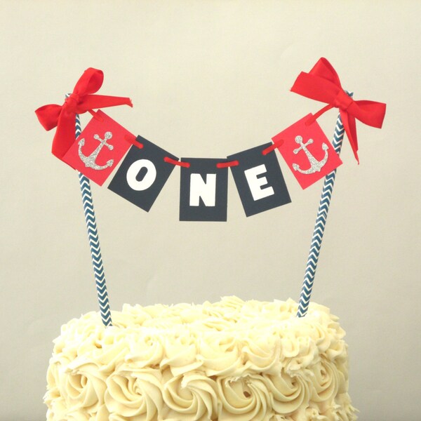 Anchor Cake Topper - Etsy