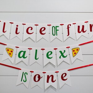 Slice of Fun Pizza First Birthday Party Decorations. Slice of Fun I Am ...