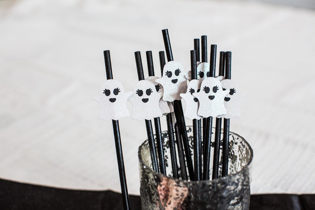 Ghost Party Decorations. Ghost Party Straws. Ghost Birthday Decorations ...