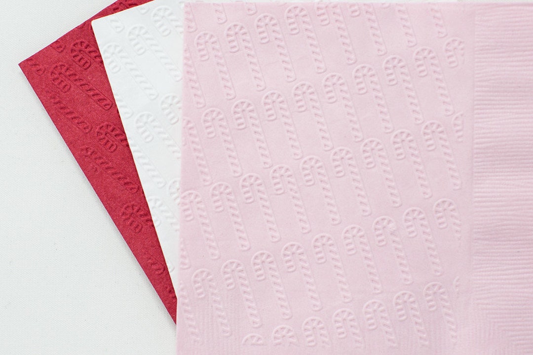 Candy Cane Napkins. Candy Cane Party Decorations. Christmas Cocktail ...