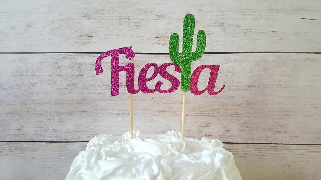 Fiesta Cake Topper, Fiesta Party Decorations, Fiesta Decorations ...