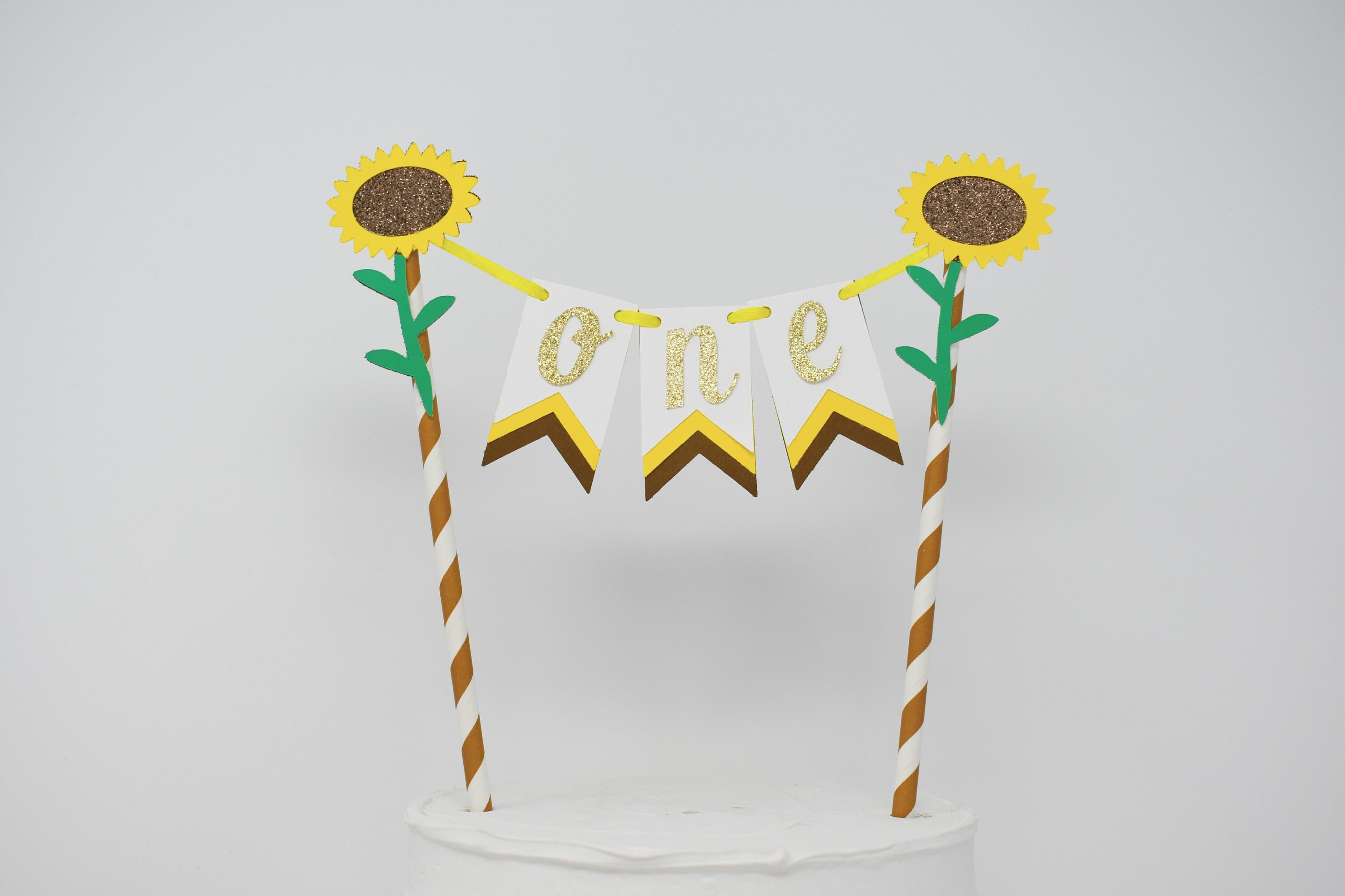 Sunflower Cake Topper, Sunflower First Birthday, Sunflower Party ...
