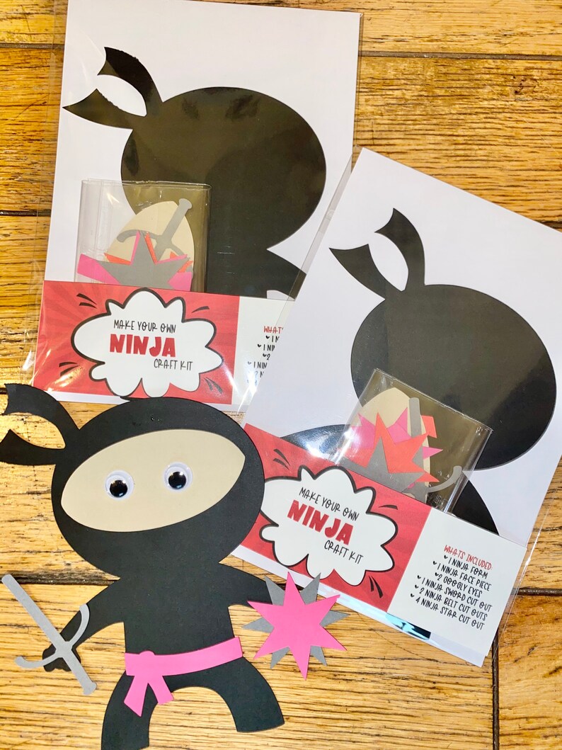 Make Your Own Ninja Kit / DIY Ninja Craft Kit / Paper Craft | Etsy