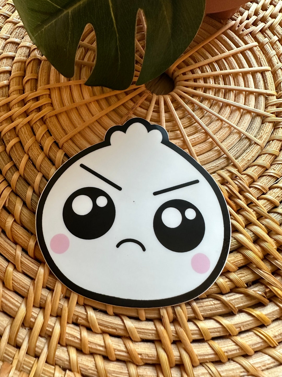 Angry Bao Vinyl Sticker / Kawaii Bao Sticker / Foodie Sticker - Etsy