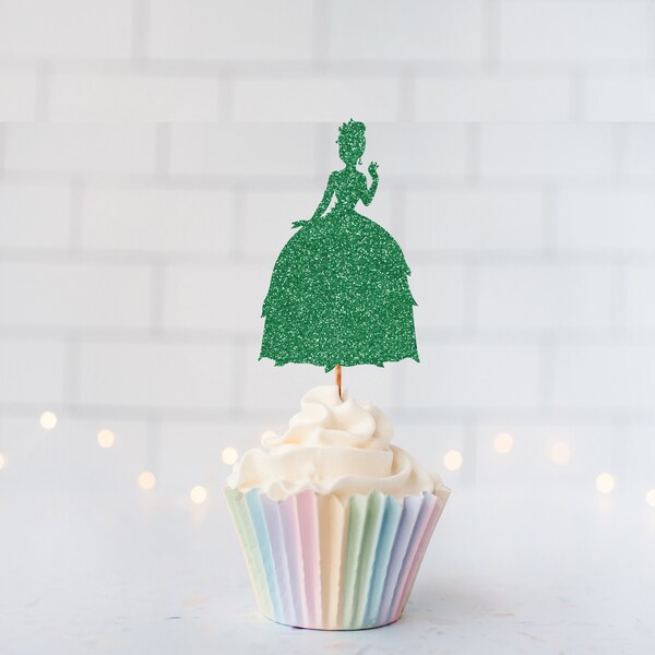 Princess and the Frog Cupcake Toppers - Etsy