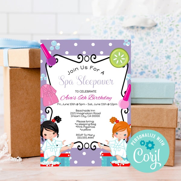 Pedi Party Invitation - Etsy