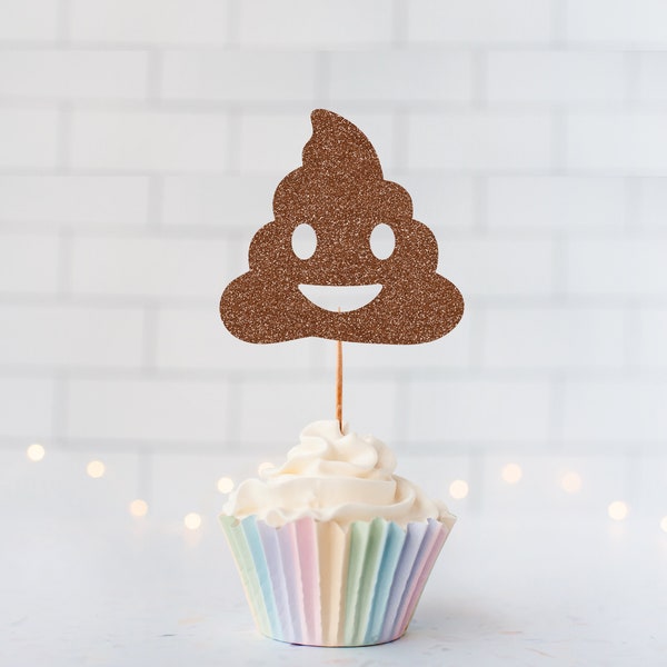 Poop Cake Toppers - Etsy