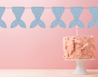 Mermaid Party Bunting Under the Sea Party Mermaid Shell - Etsy