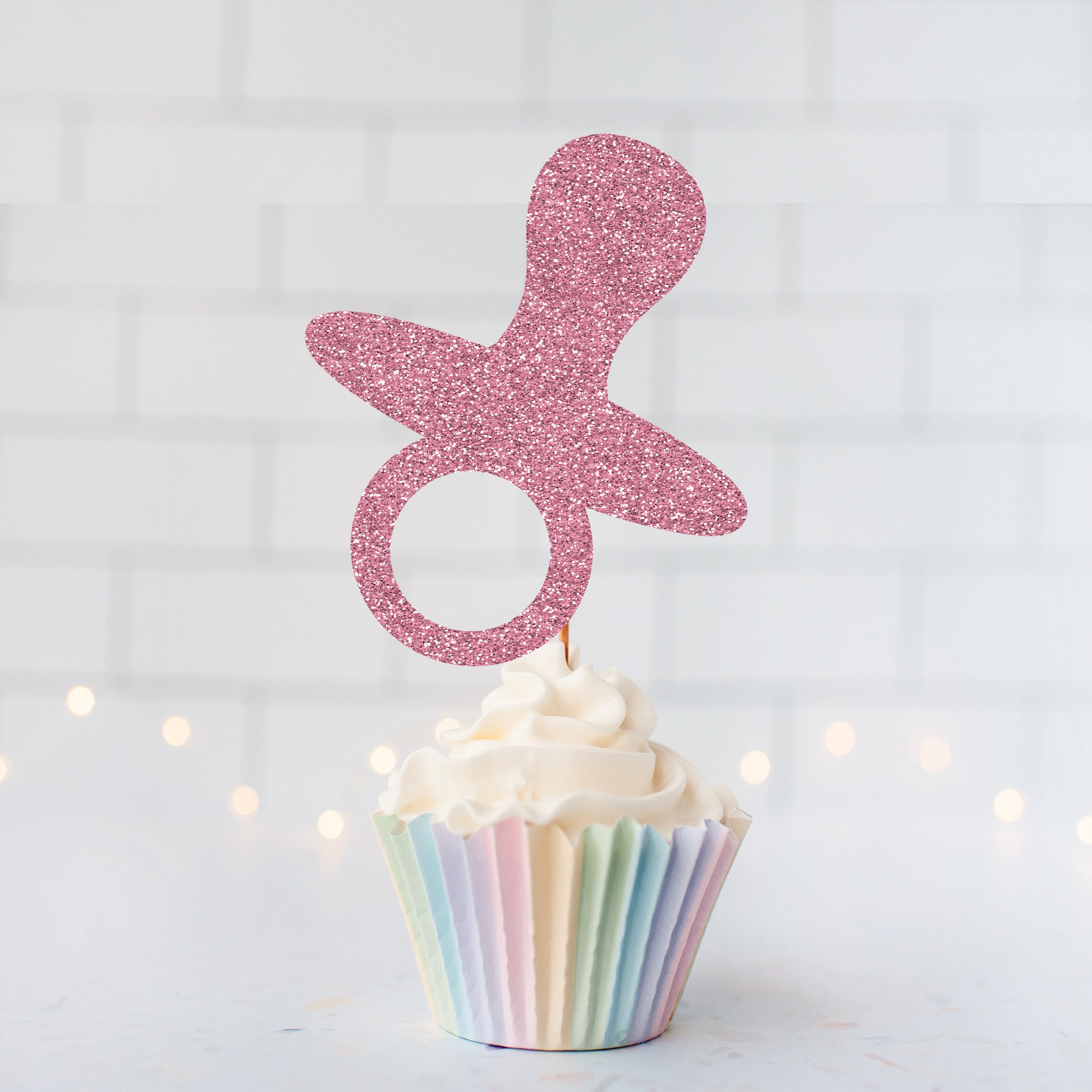 Baby Shower Cupcakes Pacifier