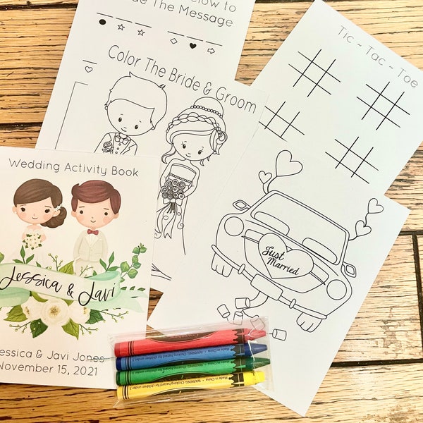 Kids Wedding Activity Kit - Etsy