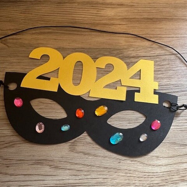 New Years Eve Mask - Etsy