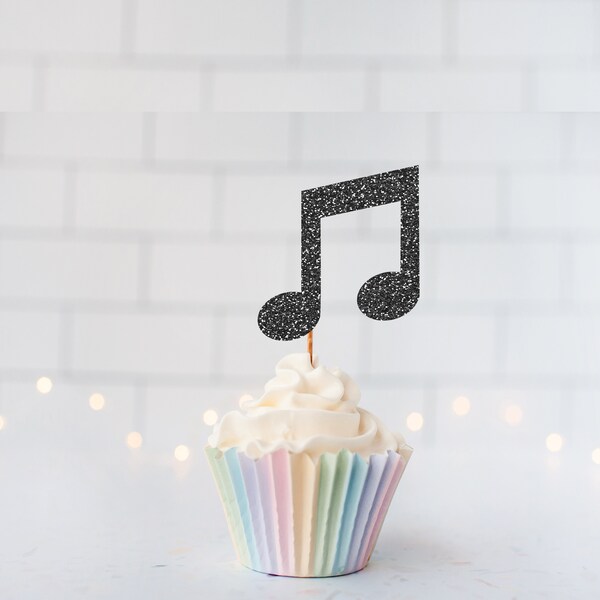 Music Note Cupcakes - Etsy