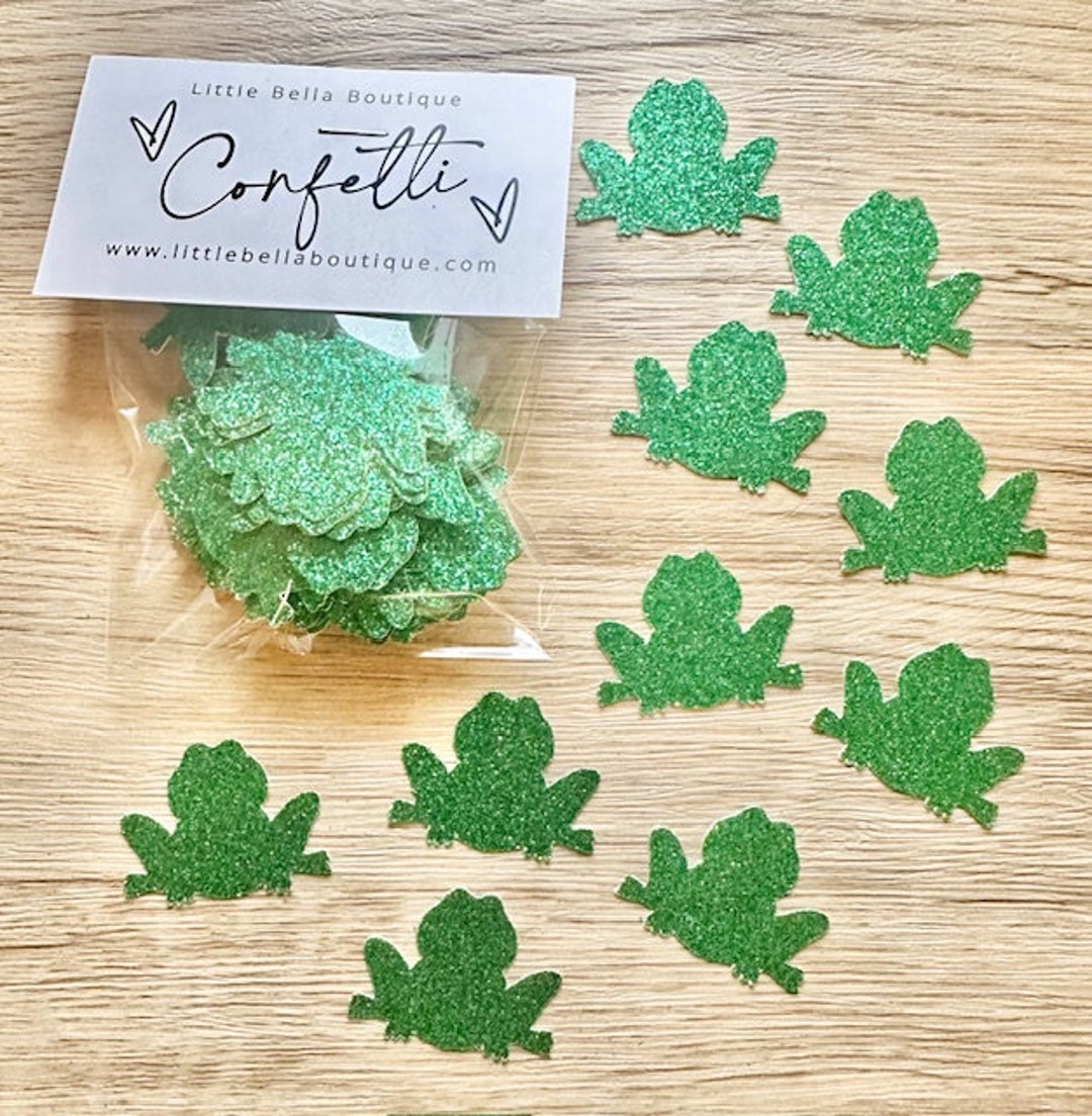 Frog Confetti, Frog Party Decor, Frog Birthday, Frog Mascot, Frog Table ...